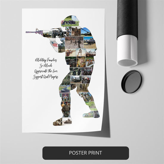 Personalized Soldier's Wall Art Photo Collage Gift – CollagemasterCo