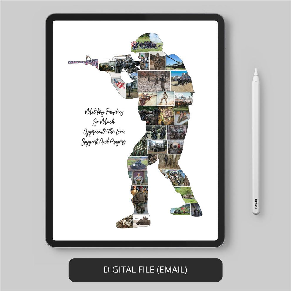 Personalized Soldier's Wall Art Photo Collage Gift – CollagemasterCo