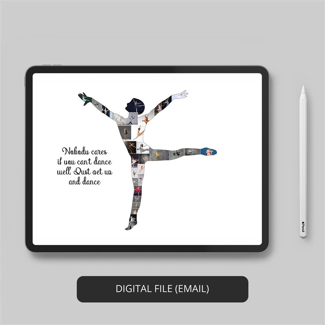 Personalized Dance Themed Photo Collage Artwork Gift – CollagemasterCo