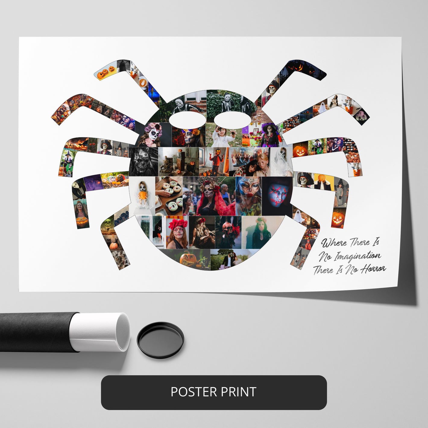 Buy Halloween Collage | Personalized Halloween Photo Collage Gift ...